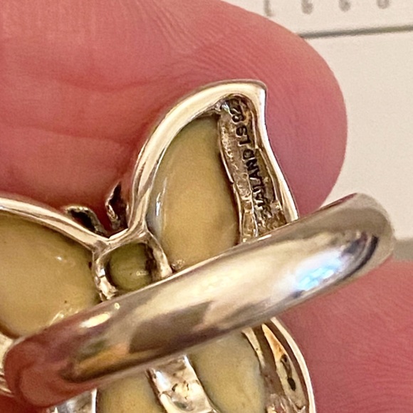 Lee Sands | Jewelry | Lee Sands Sterling Silver Pink Mother Of Pearl ...